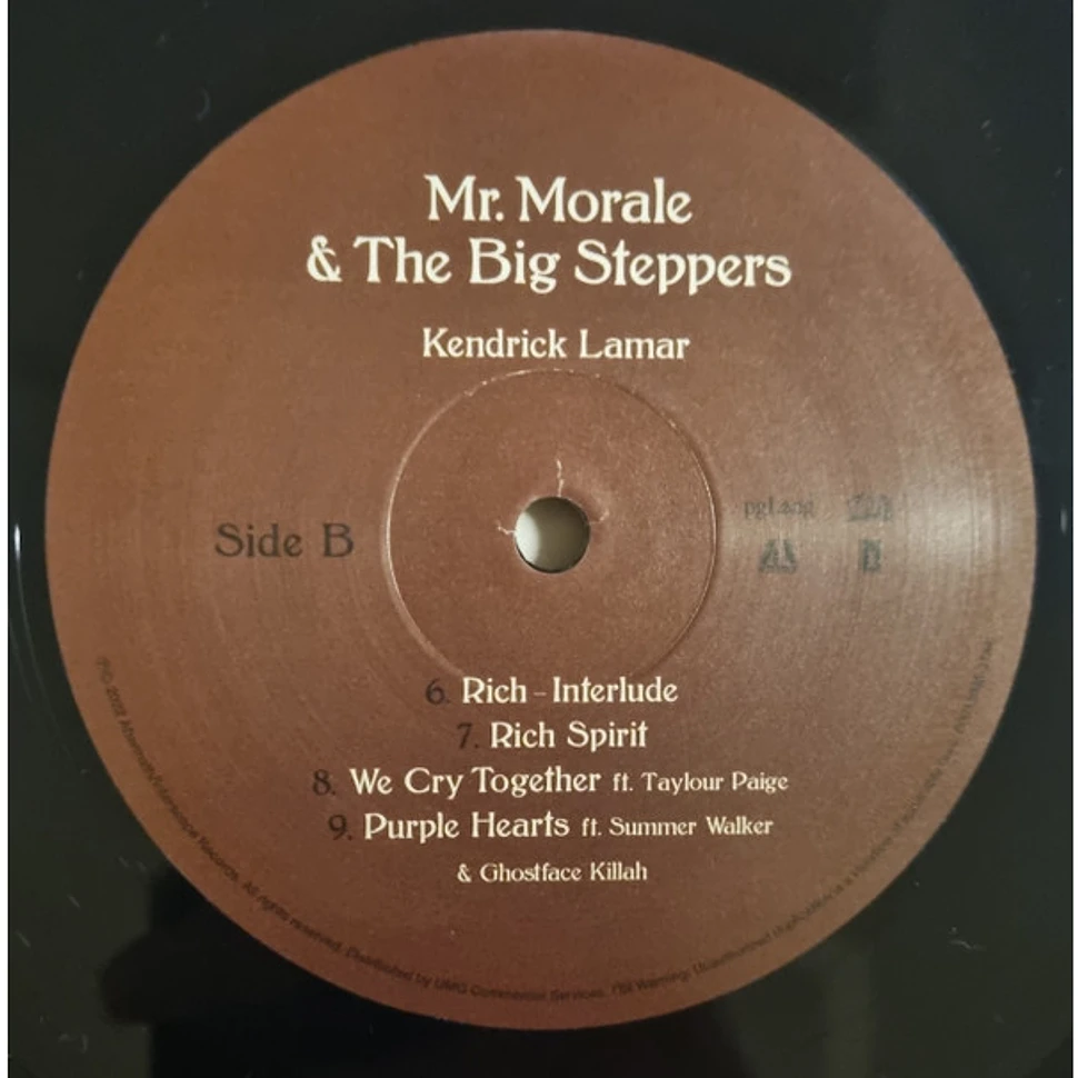 Kendrick Lamar - Mr. Morale & The Big Steppers - Vinyl 2LP - 2022 - US ...