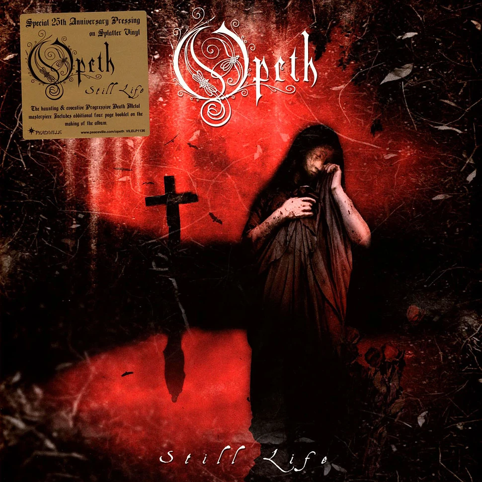 Opeth - Still Life 25th Anniversary Black Red Splatter Vinyl Edition ...