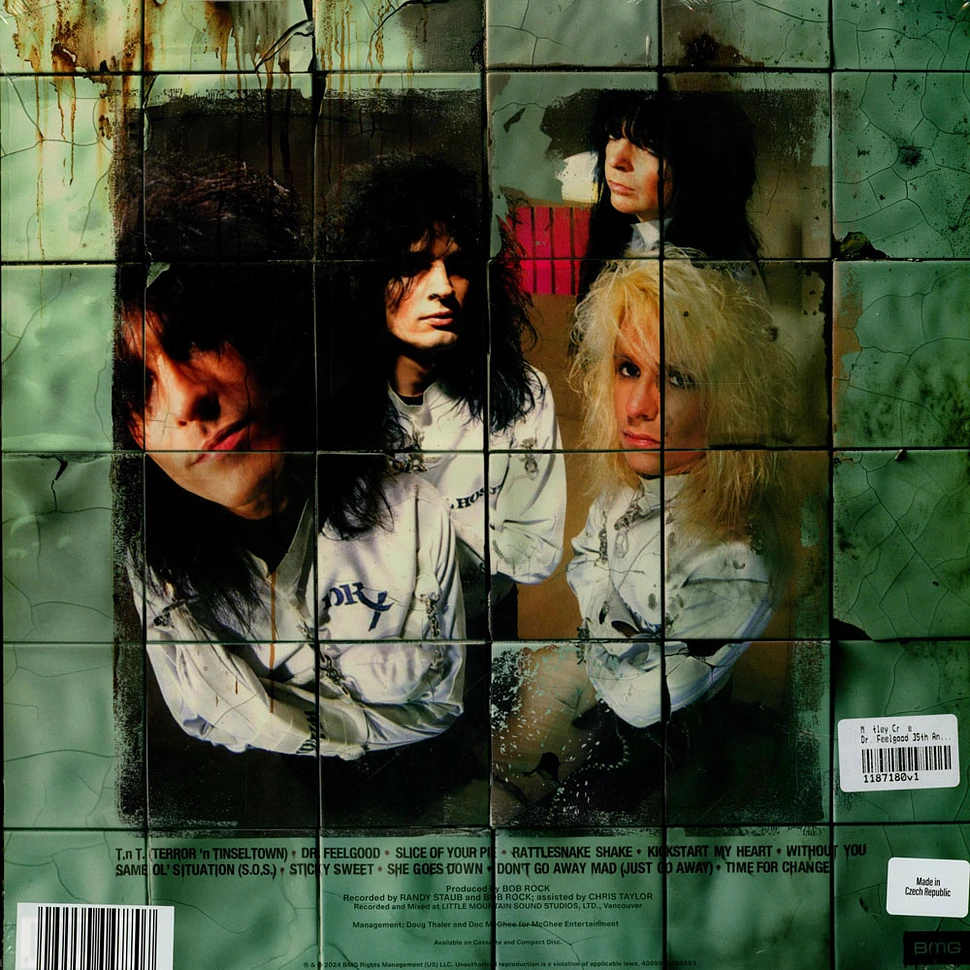 Mötley Crüe - Dr. Feelgood 35th Anniversary Red White Lenticular Vinyl ...