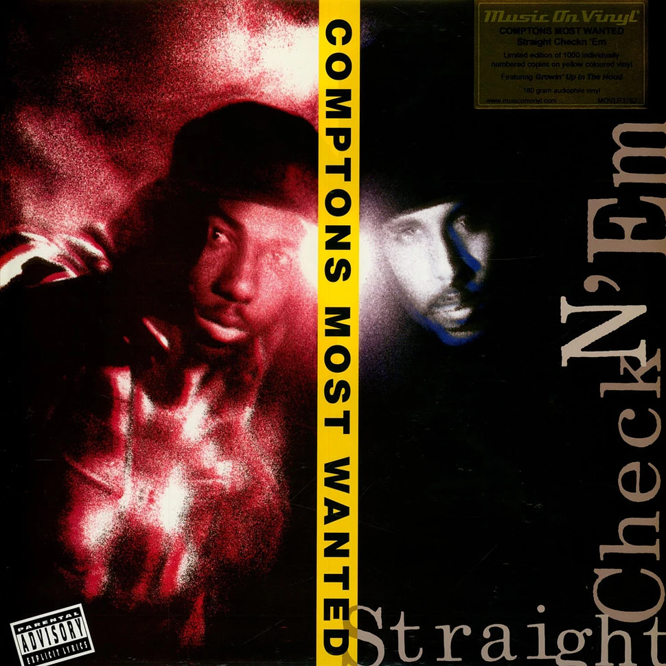Compton's Most Wanted - Straight Checkn 'Em - Vinyl LP - 1991 - EU - Reissue | HHV