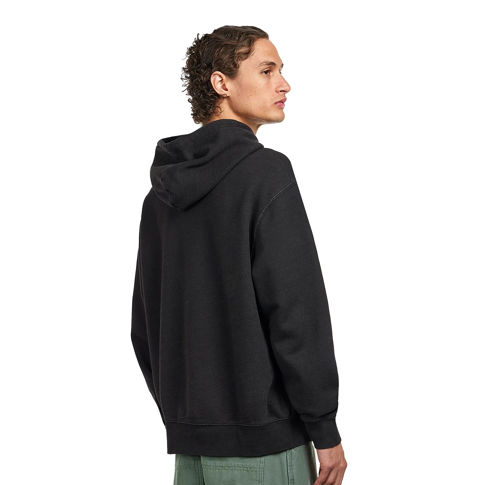 Carhartt WIP - Hooded Ingo Sweat (Black Garment Dyed) | HHV