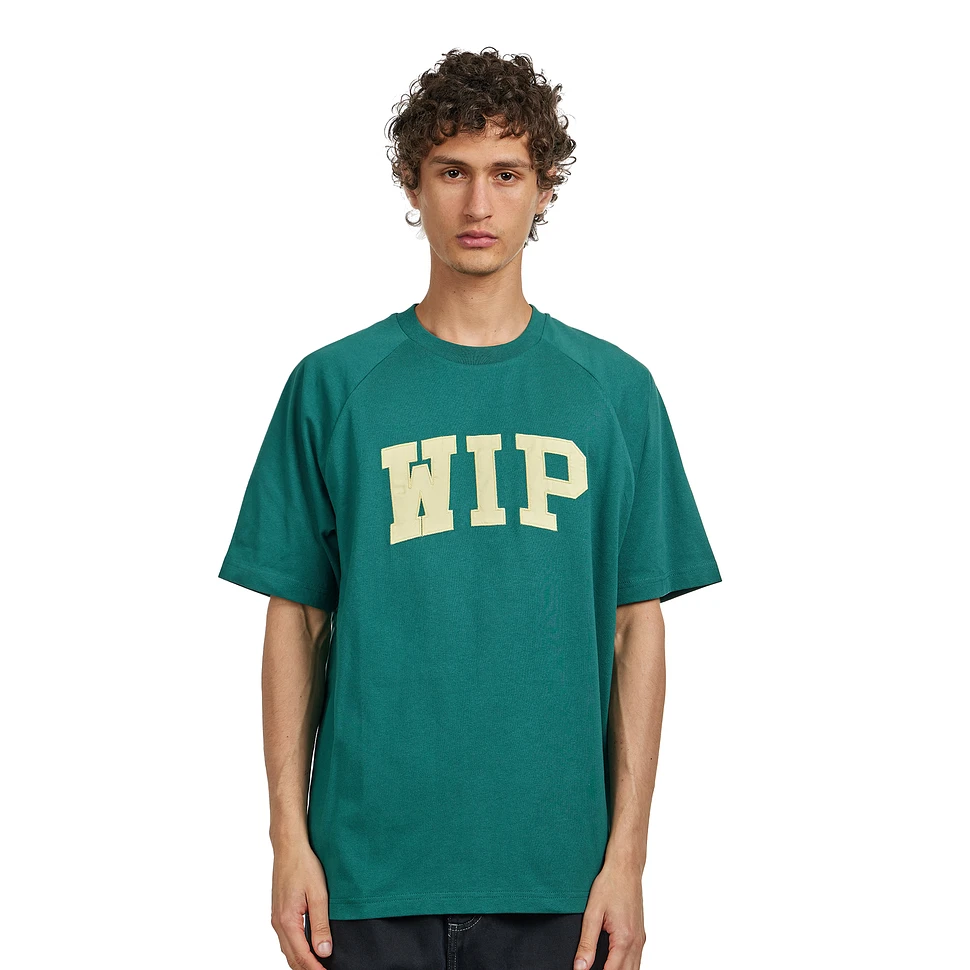 Carhartt WIP - S/S WIP T-Shirt (Rainforest / Air Yellow) | HHV