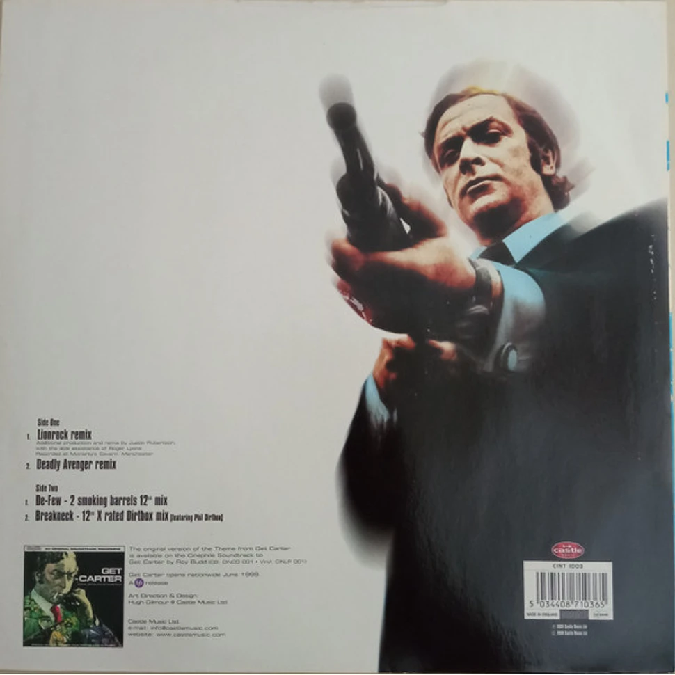 Roy Budd - The Theme From Get Carter - Vinyl 12" - 1999 - UK - Original ...