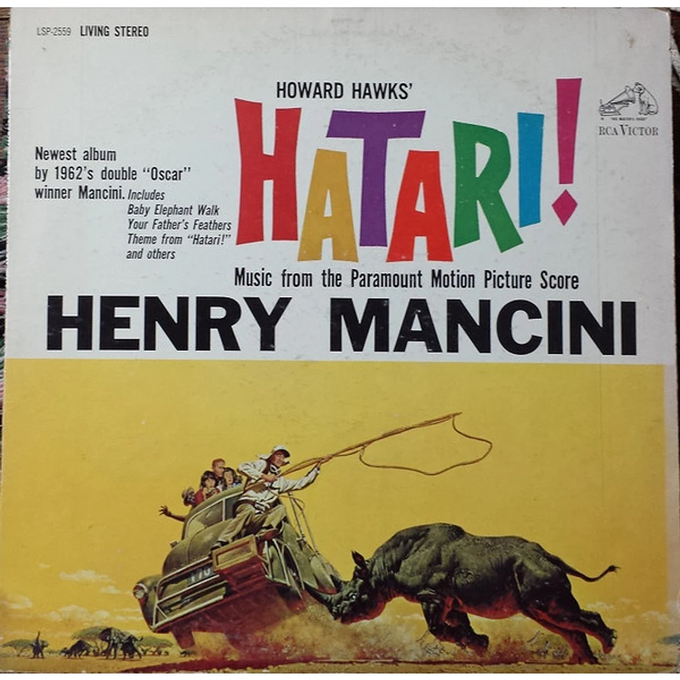 Henry Mancini - Hatari! (Music From The Motion Picture Score) - Vinyl LP - 1962 - US - Original ...