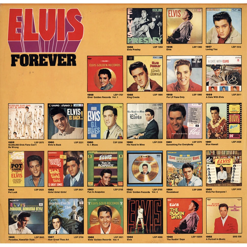Elvis Presley - Elvis Forever (32 Hits And The Story Of A King) - Vinyl ...