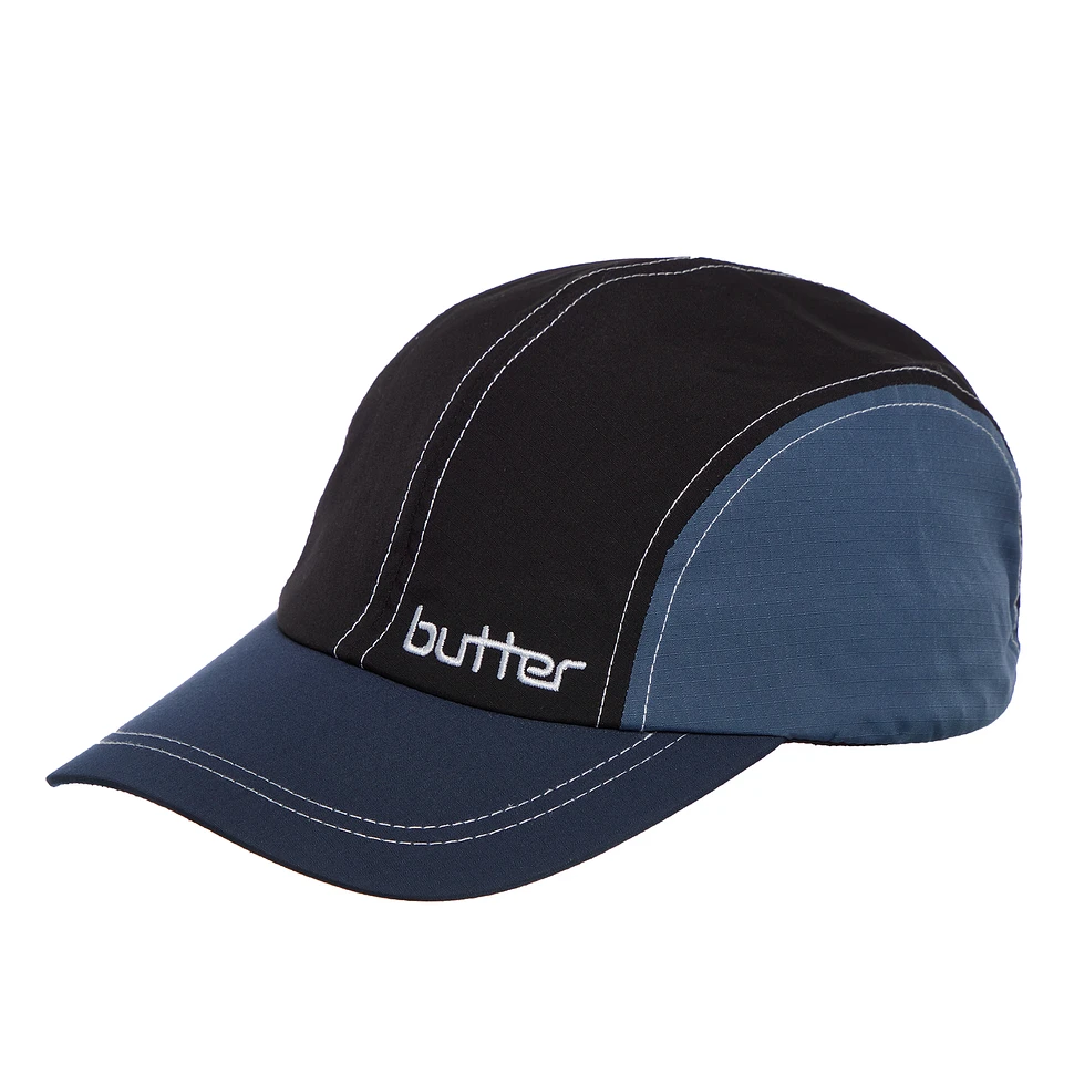 Butter Goods - Primary 4 Panel Cap (Black / Slate) | HHV