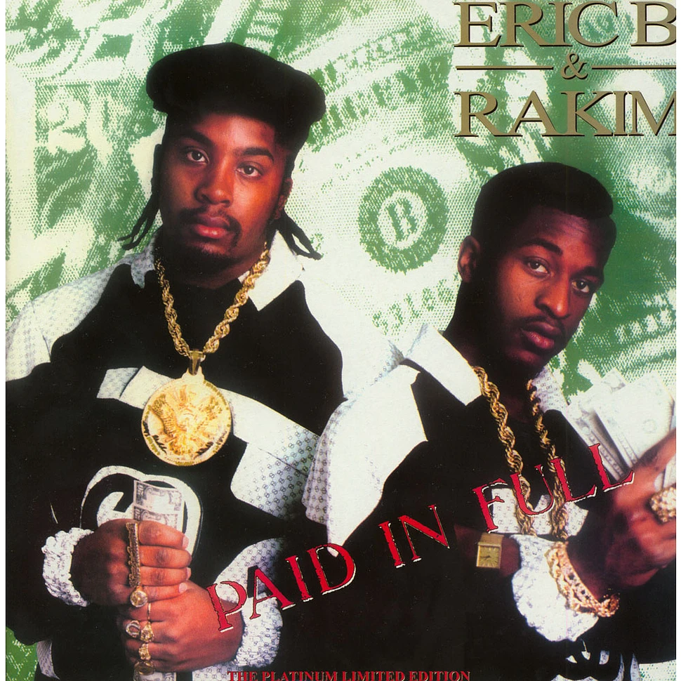 Eric B. & Rakim - Paid In Full Colored Vinyl Edition - Vinyl 3LP - 2013 ...
