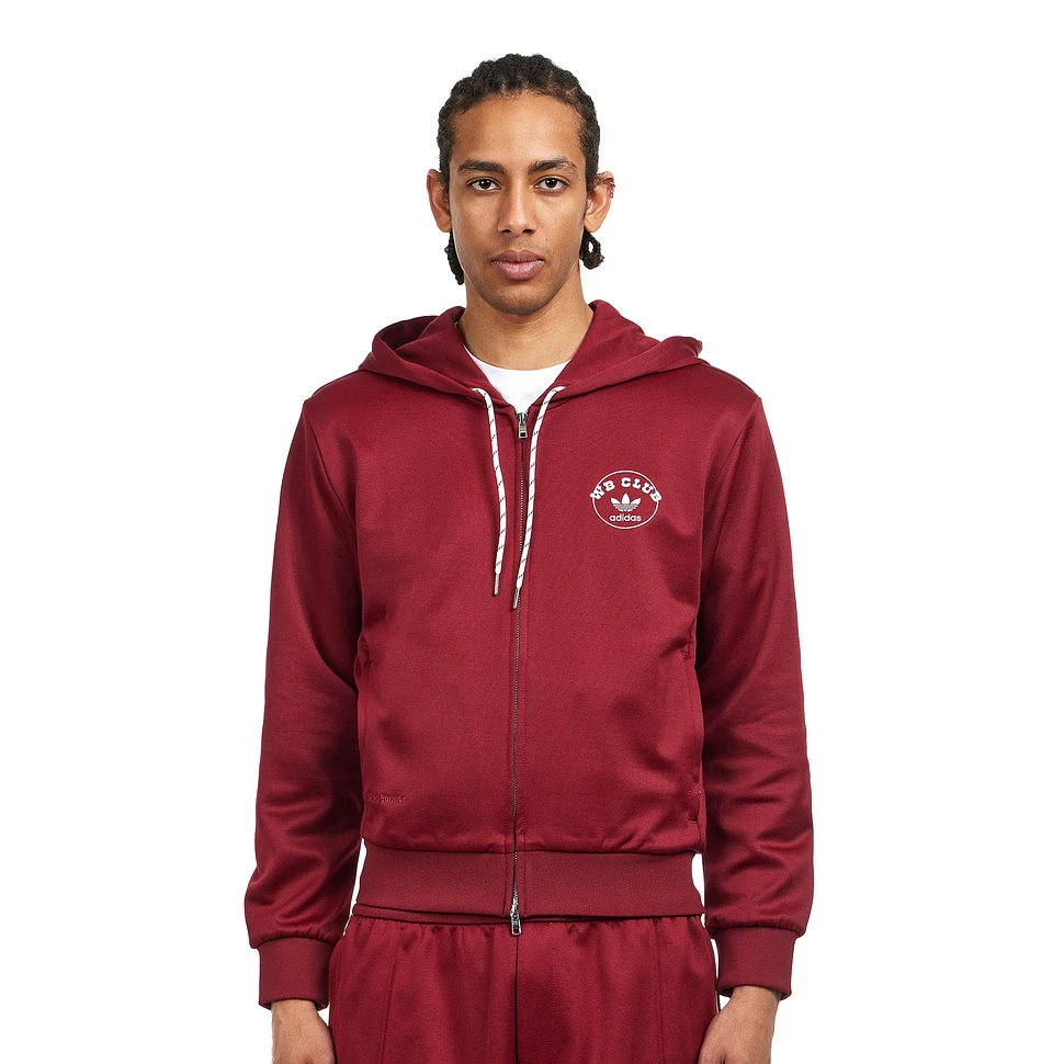 adidas x Wales Bonner - Track Hoodie (Collegiate Burgundy) | HHV