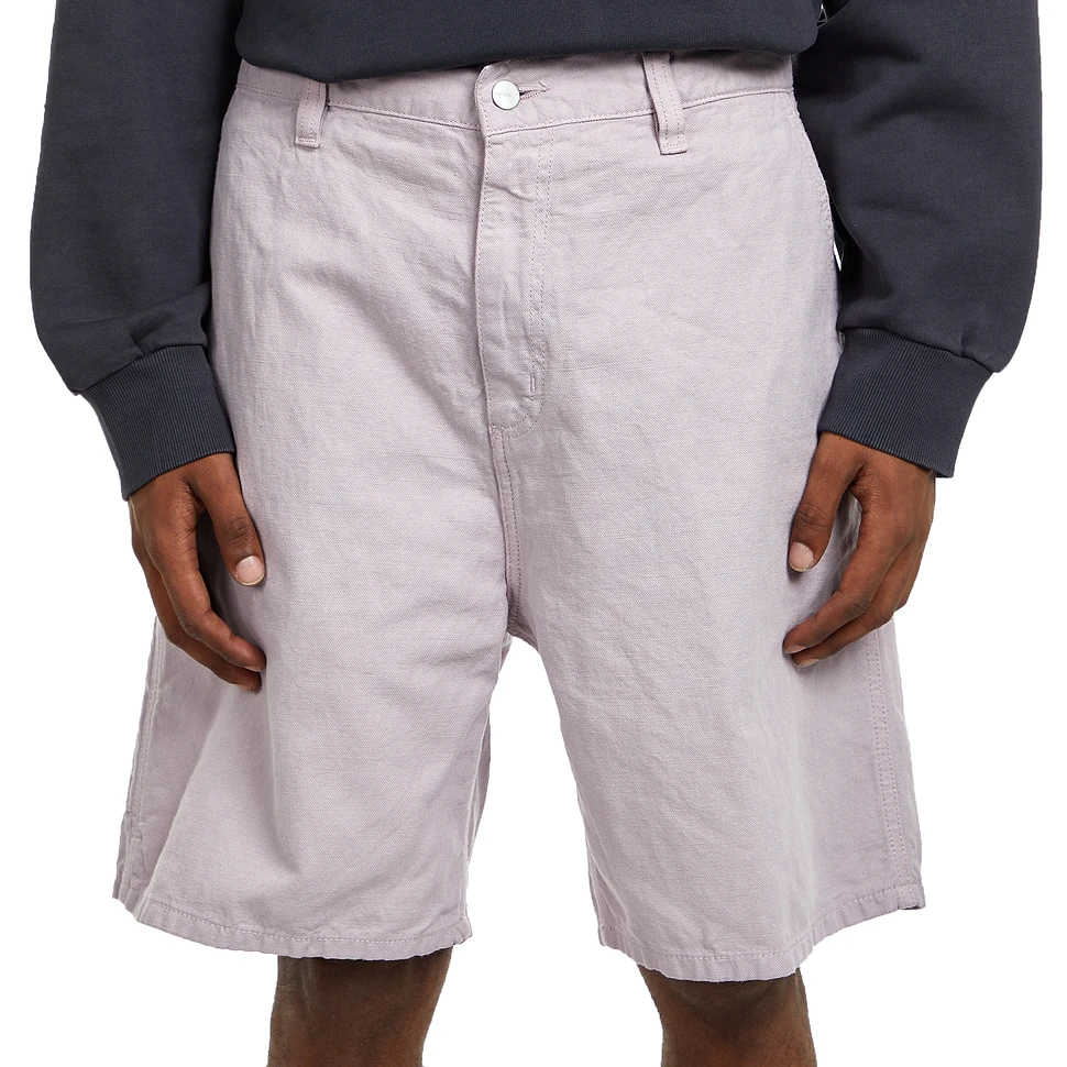 Carhartt WIP - Walter Single Knee Short (Pink Fog Garment Dyed) | HHV