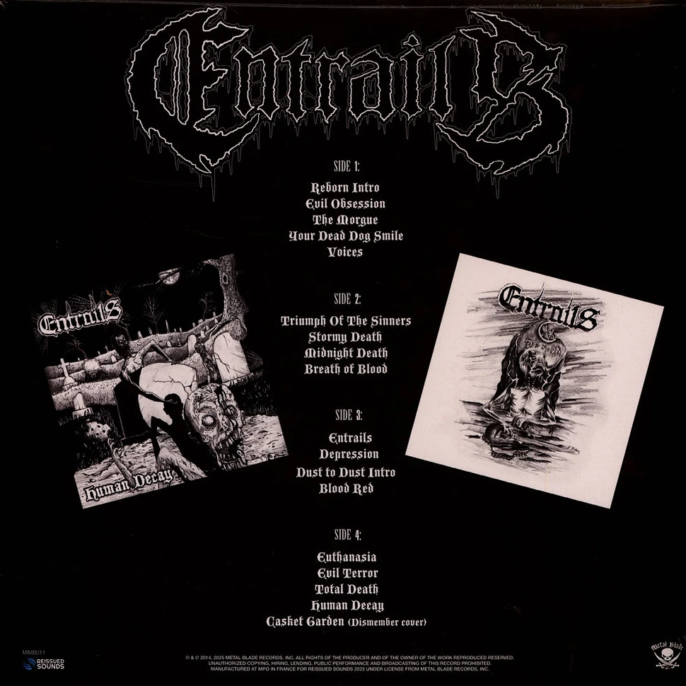 Entrails - Resurrected From The Grave Demo Collection Crystal Clear ...