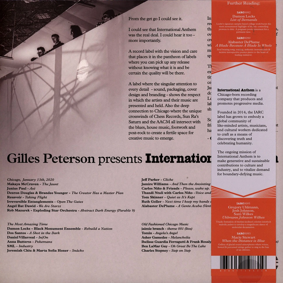 Gilles Peterson Presents - International Anthem Record Store Day 2025 ...