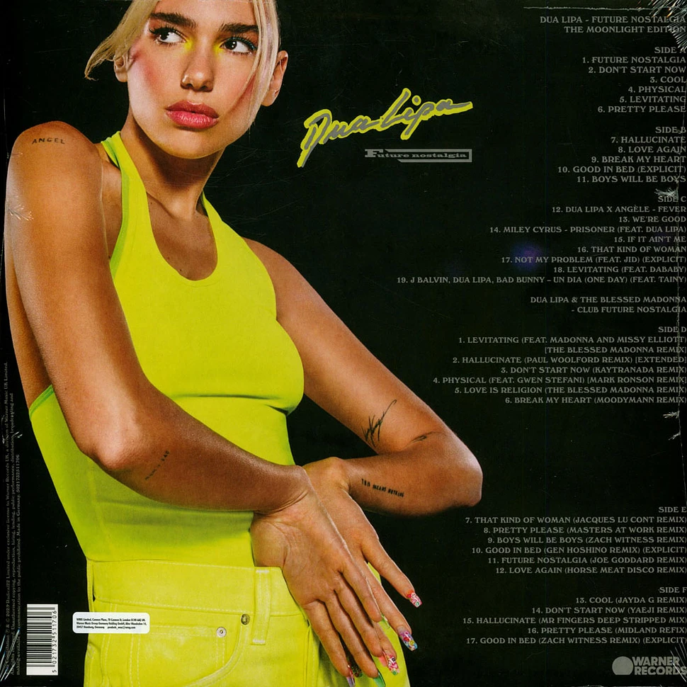 Dua Lipa - Future Nostalgia 5th Anniversary Deluxe Vinyl Edition ...