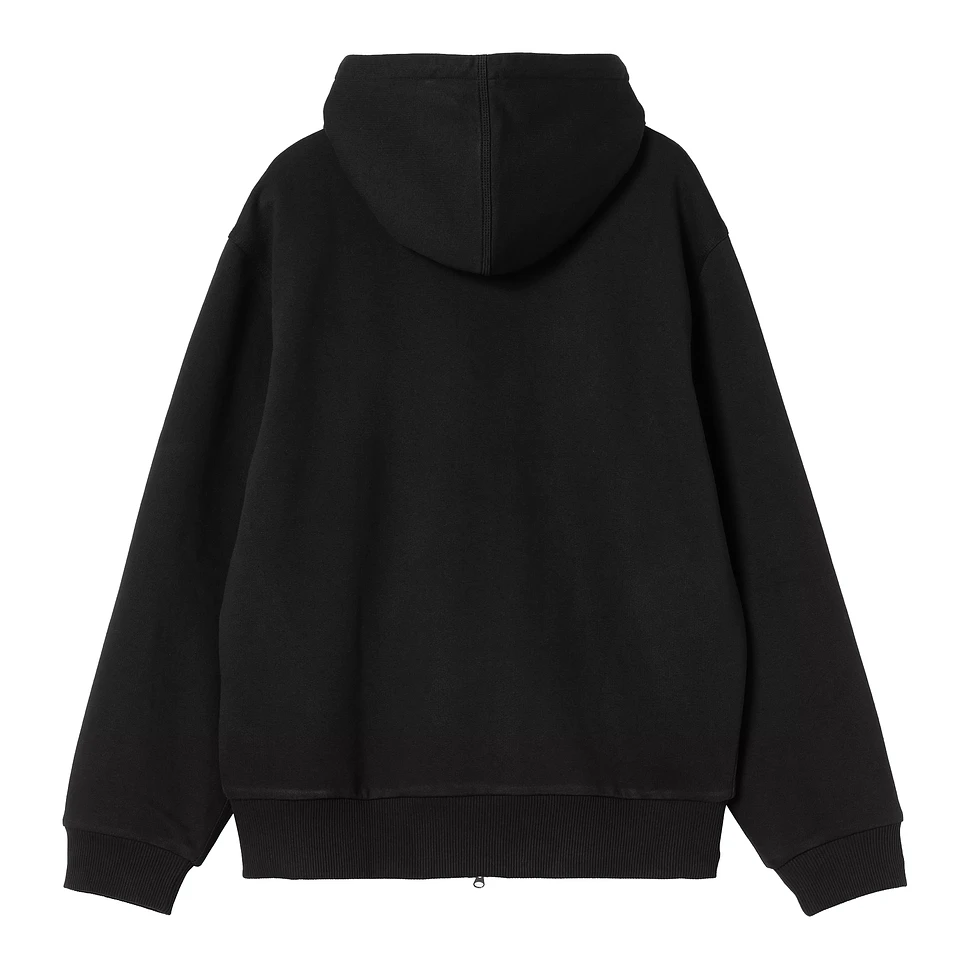 Carhartt WIP - Active Sweat Jacket (Black Stone Washed) | HHV