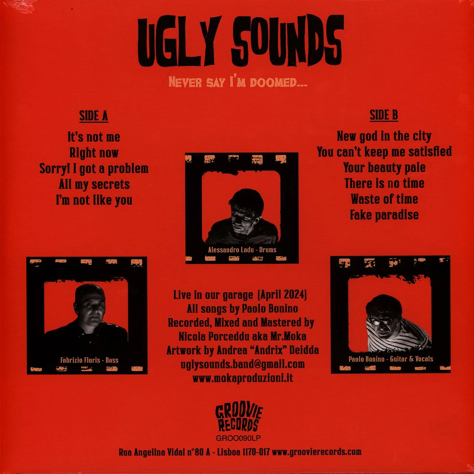 Ugly Sounds - Never Say I'm Doomed Black Vinyl Edition - Vinyl LP ...