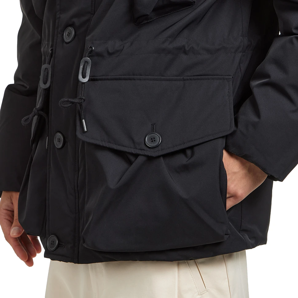 Fred Perry - Patch Pocket Puffer Jacket (Black) | HHV