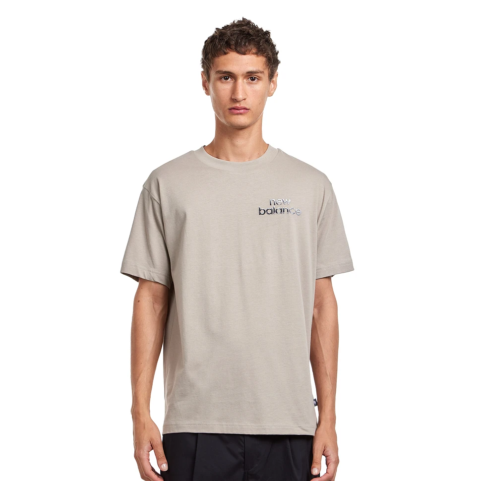 New Balance - Chrome Runner T-Shirt (Arid Stone) | HHV