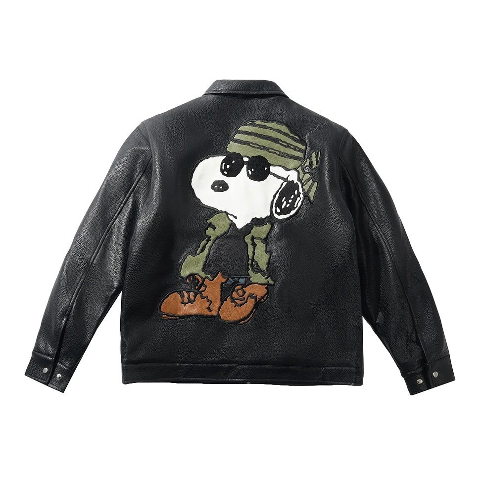 Butter Goods x Peanuts - Guard Dog Jacket (Black) | HHV