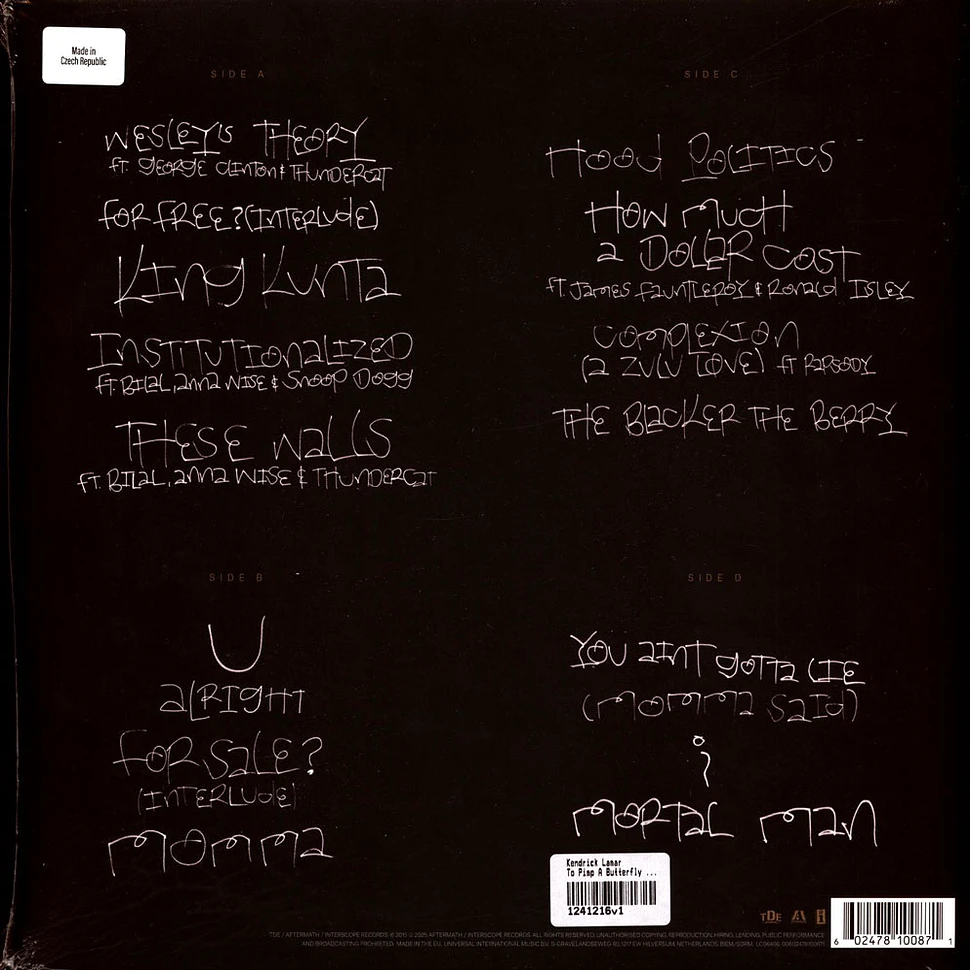 Kendrick Lamar - To Pimp A Butterfly 10th Anniversary HHV GSA Exclusive ...