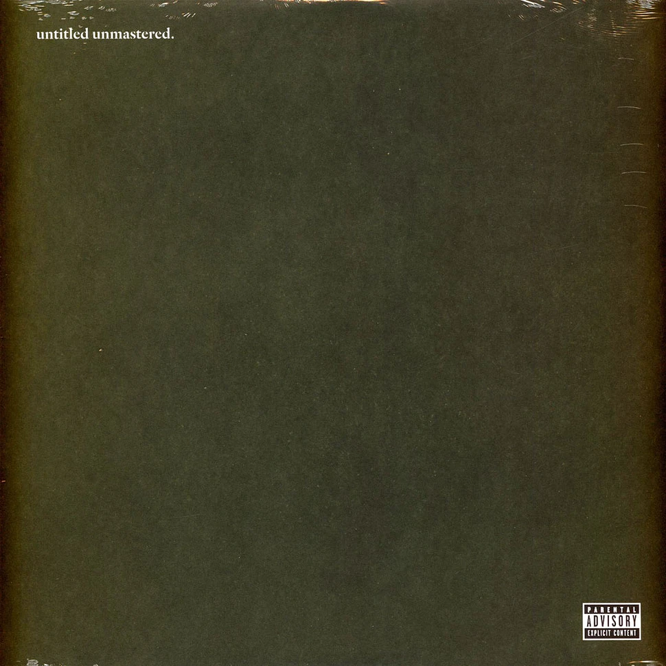 Kendrick Lamar - Untitled Unmastered Black Vinyl Edition - Vinyl LP ...