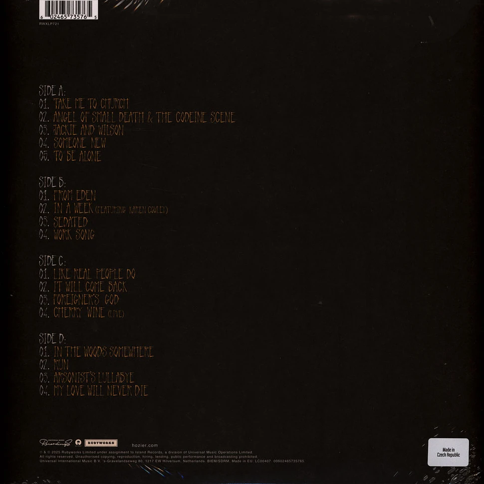 Hozier - Hozier Opaque Custard Vinyl Edition - Vinyl 2LP - 2014 - Reissue | HHV