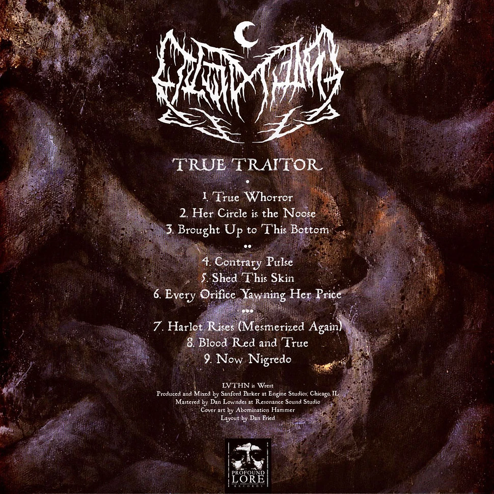 Leviathan - True Traitor 2025 Remnaster - Vinyl 2LP - 2011 - US ...