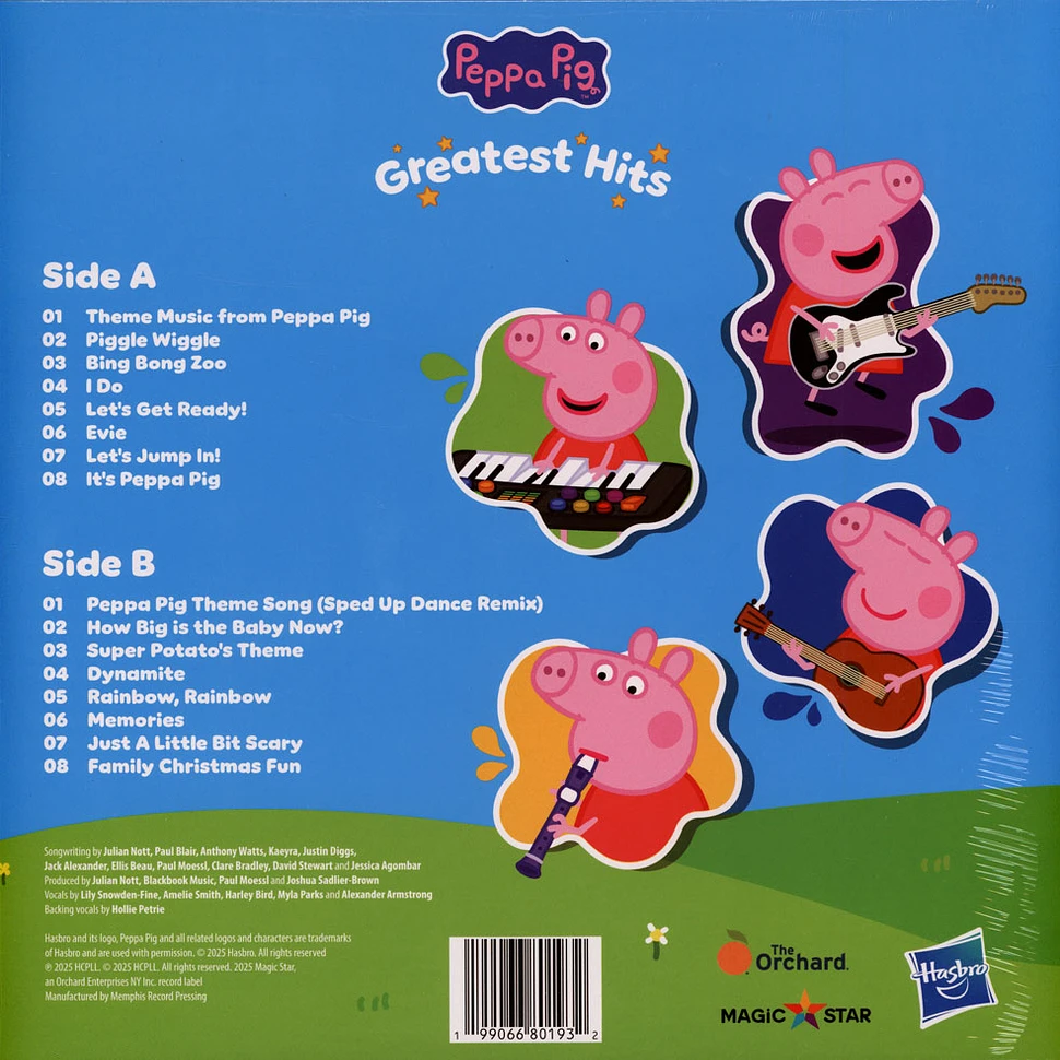 Peppa Pig - Peppa Pig Greatest Hits Pink Vinyl Edition - Vinyl LP ...
