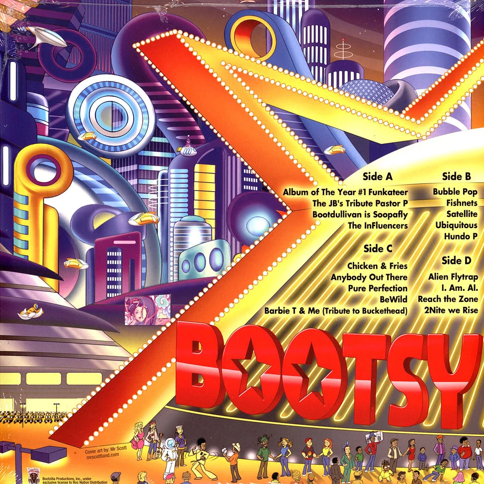 Bootsy Collins - Album Of The Year 1 Funkateer Black Vinyl Edition ...