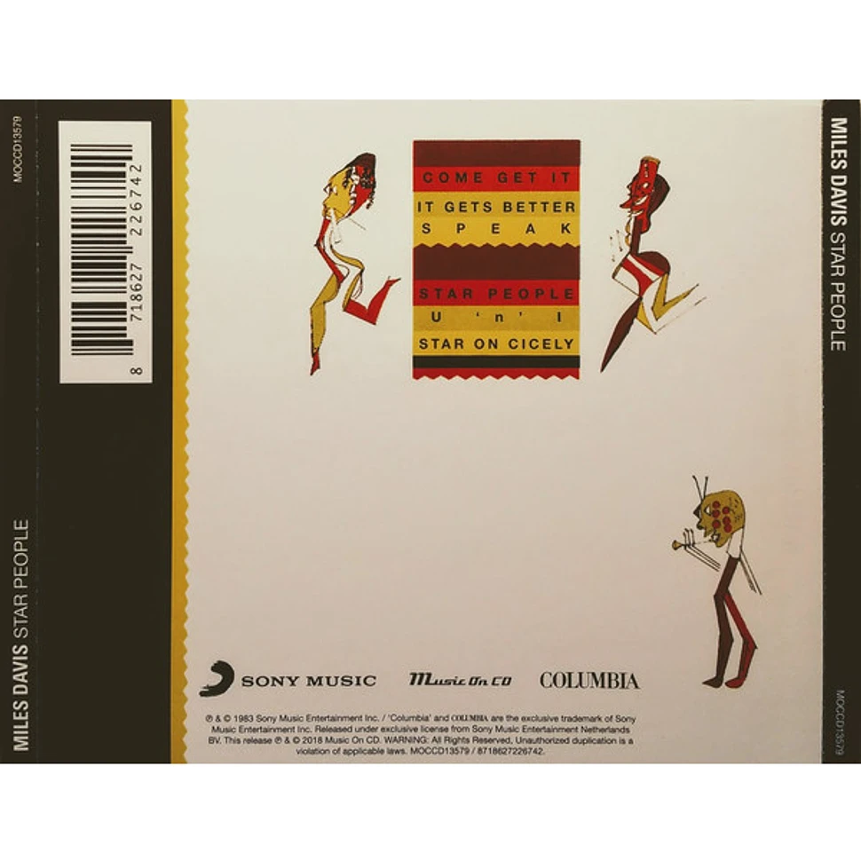 Miles Davis - Star People - CD - 2018 - NL - Reissue | HHV