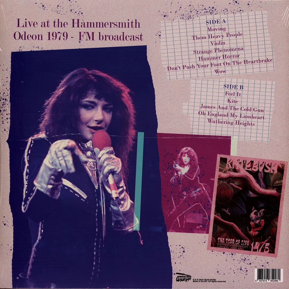 Kate Bush - Oh, England: Live At The Hammersmith Odeon 1979 Black Vinyl ...