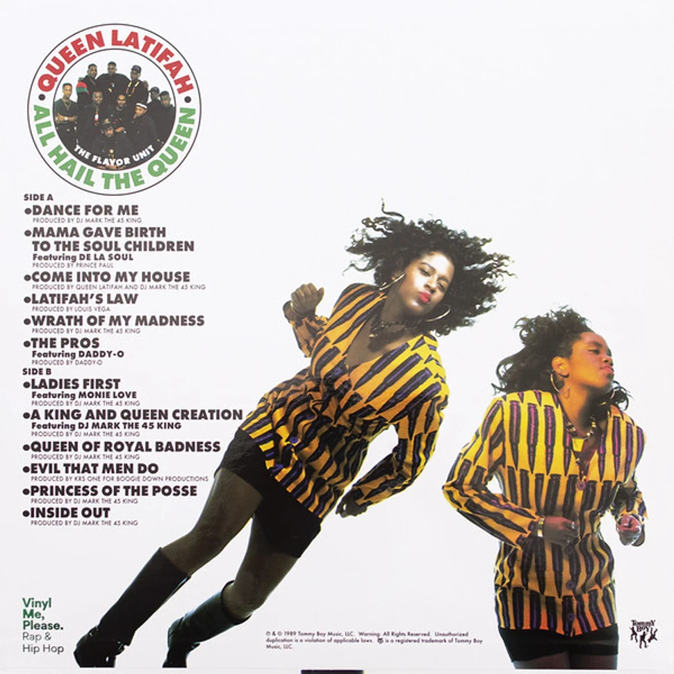 Queen Latifah - All Hail The Queen - Vinyl LP - 2018 - US - Reissue | HHV
