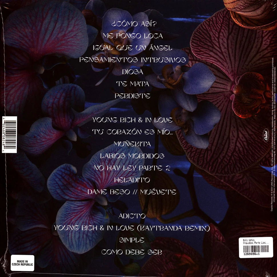 Kali Uchis - Orquideas Parte Limited Edition - Vinyl 2LP - 2024 - US ...