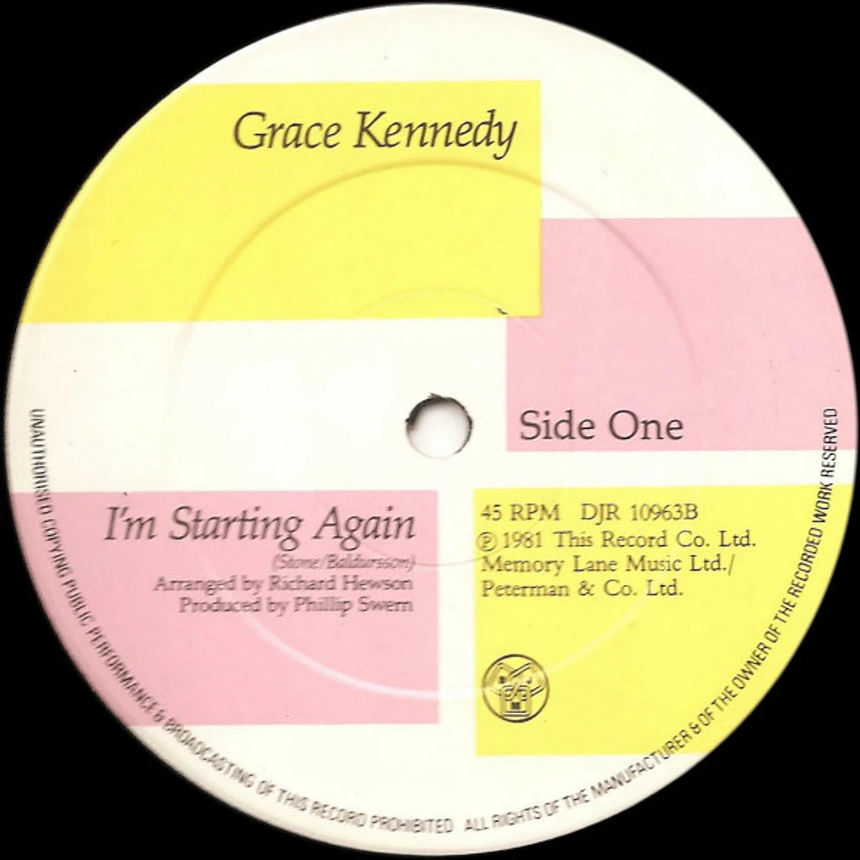 Grace Kennedy - I'm Starting Again - Vinyl 12" - 1981 - UK - Original | HHV