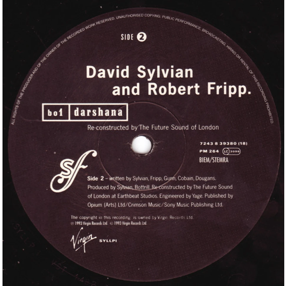 David Sylvian & Robert Fripp - Darshan - Vinyl 12" - 1993 - Original | HHV