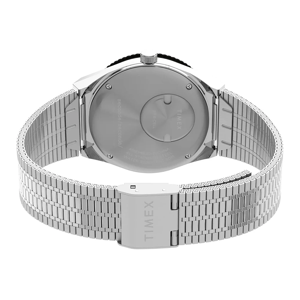 Timex x seconde/seconde/ - Q Timex Watch (Sst Case / Blue Dial Blue ...