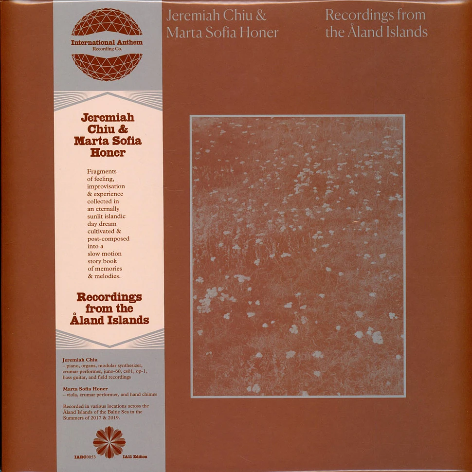 Jeremiah Chiu / Marta Sofia Honer - Recordings From The Aland Islands ...