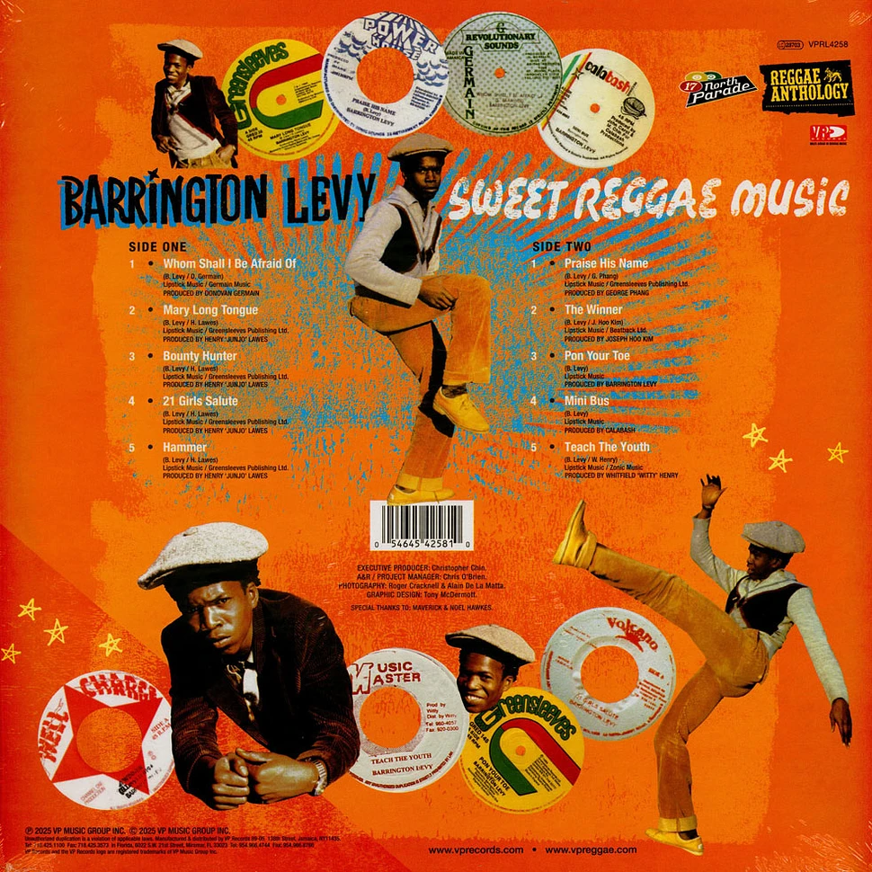 Barrington Levy - Reggae Anthology Sweet Reggae Music 2.0 - Vinyl LP ...