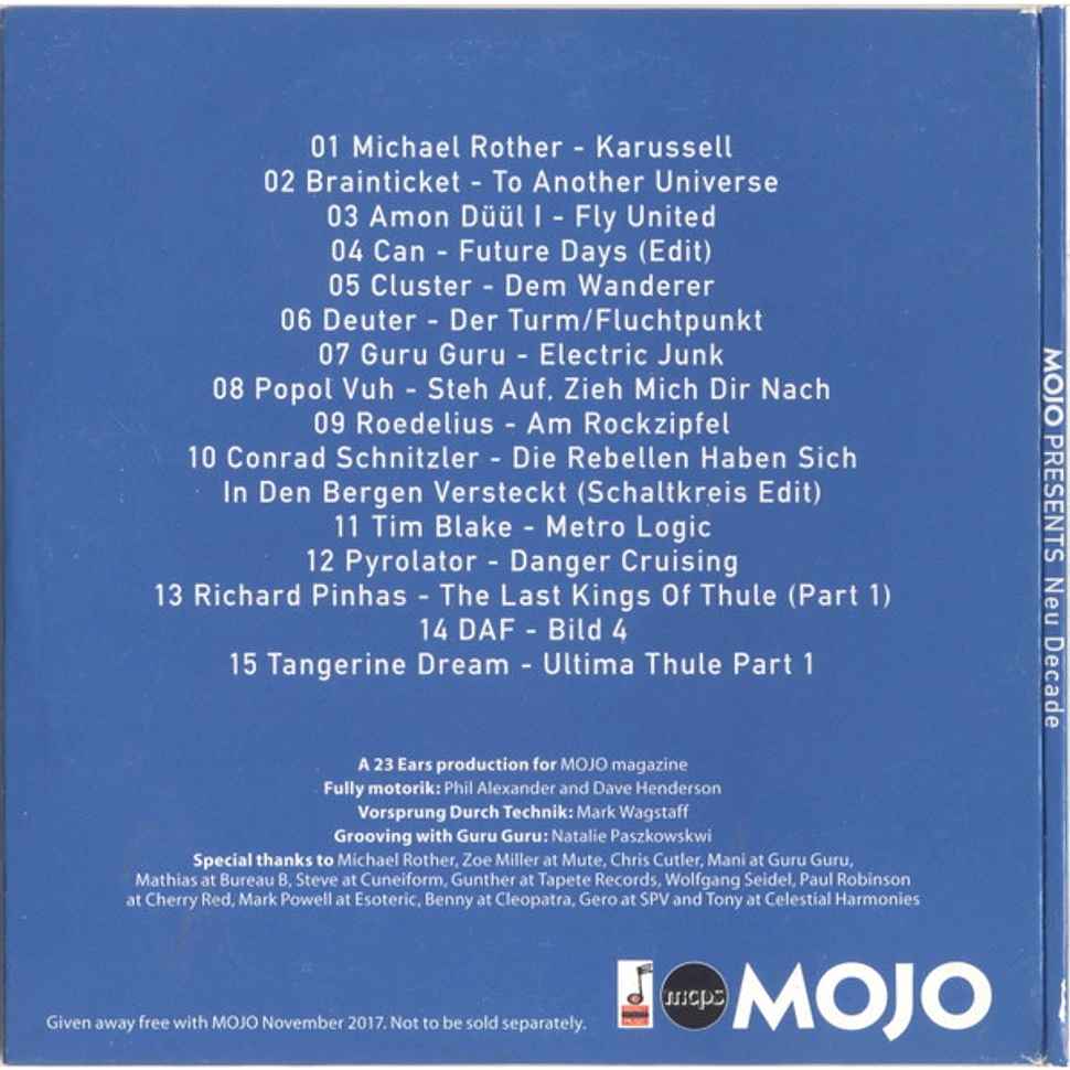 V.A. - Neu Decade (Mojo Presents A Compendium Of Modern European Music ...