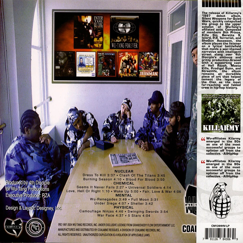 Killarmy - Silent Weapons For Quiet Wars HHV Exclusive Camo Look Vinyl ...