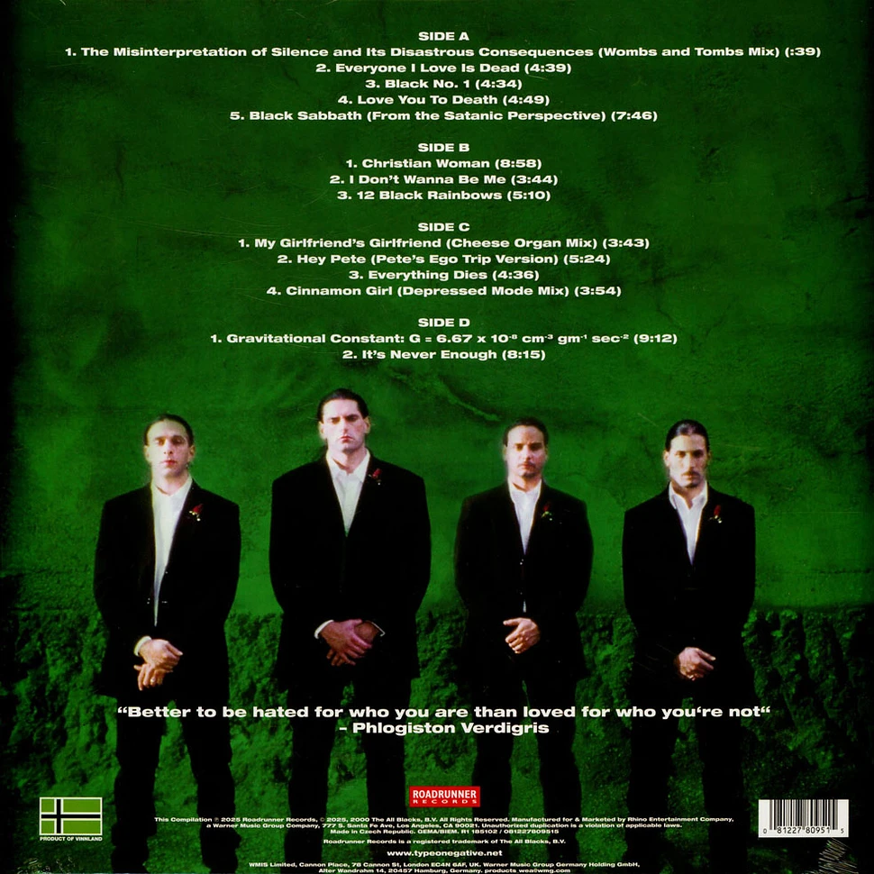Type O Negative - The Least Worst Of - Vinyl 2LP - 2000 - Reissue | HHV