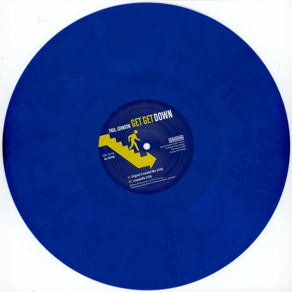 Paul Johnson - Get Get Down Blue Vinyl Edtion - Vinyl 12" - 2025 - EU ...