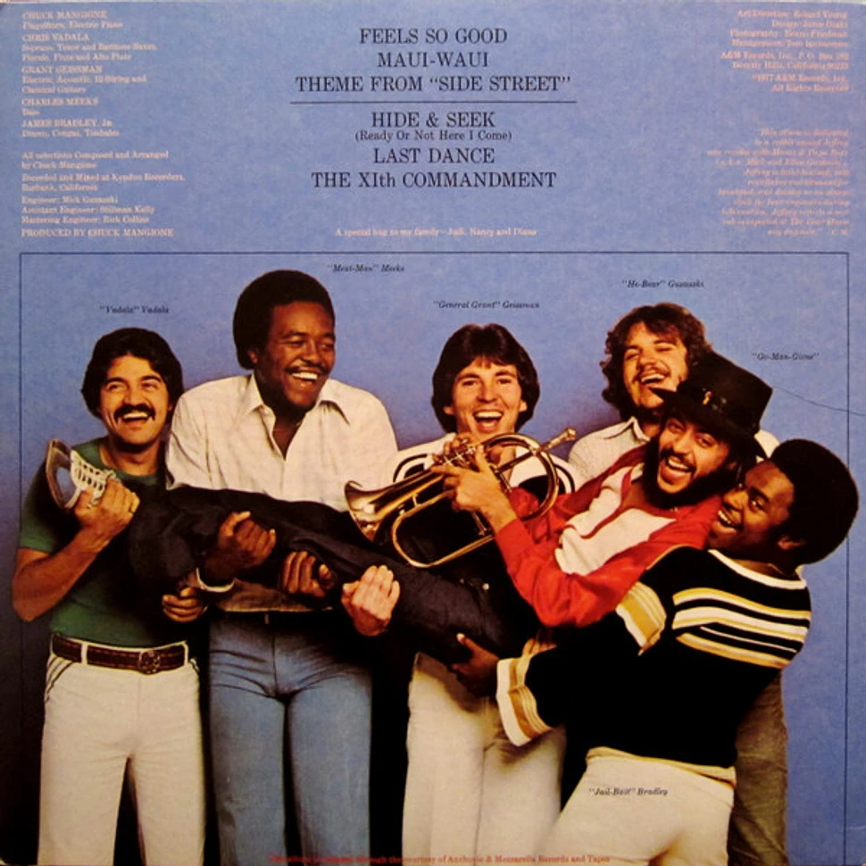Chuck Mangione - Feels So Good - Vinyl LP - 1977 - US - Original | HHV