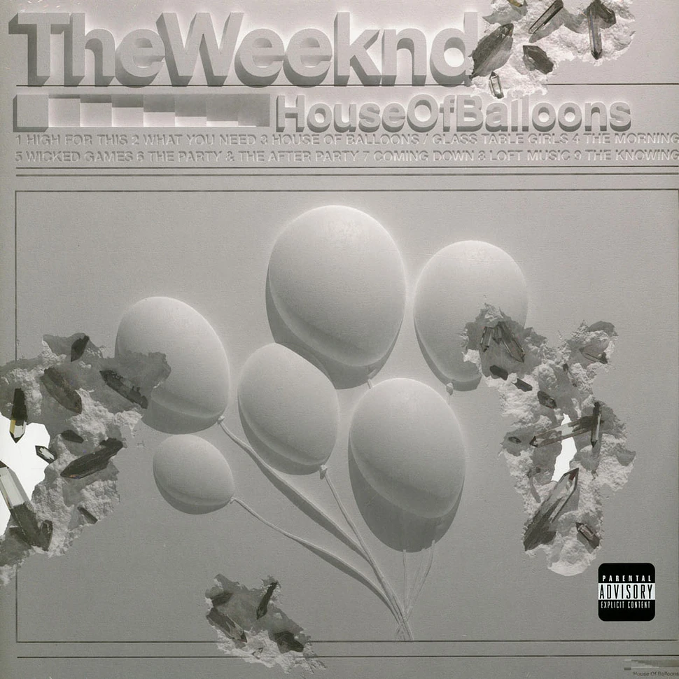 The Weeknd - House Of Balloons Clear Vinyl Anniversary Daniel Arsham ...