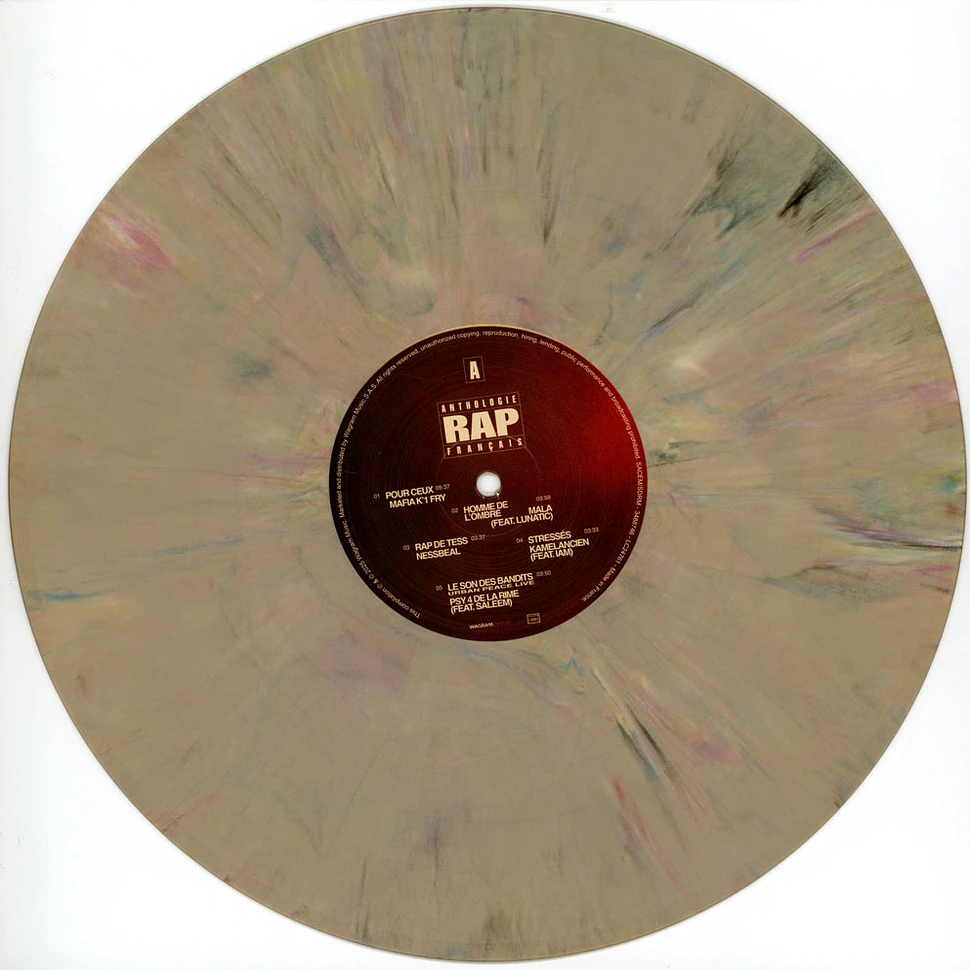 V.A. - Anthologie Rap Francais Colored Vinyl Edition - Vinyl 2LP - 2025 ...