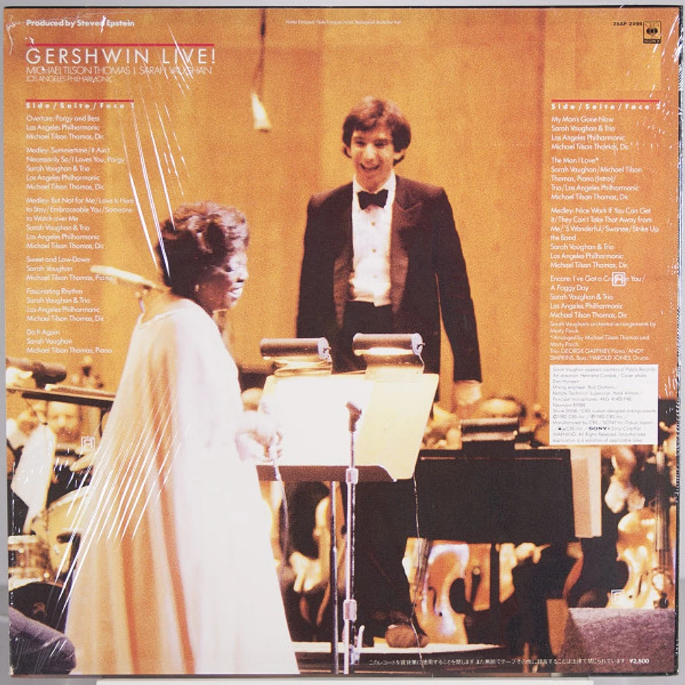 Michael Tilson Thomas, Sarah Vaughan, Los Angeles Philharmonic ...