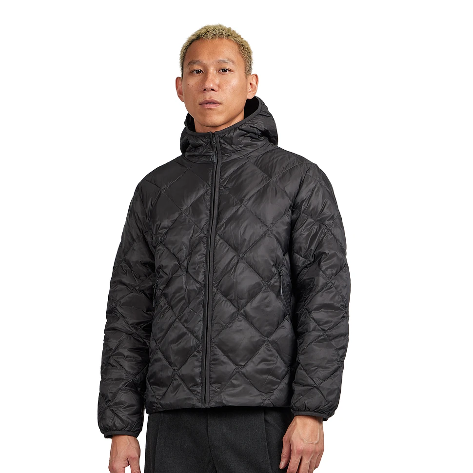 Hiking Patrol - Base LT Down Hooded Jacket (Charcoal Black) | HHV