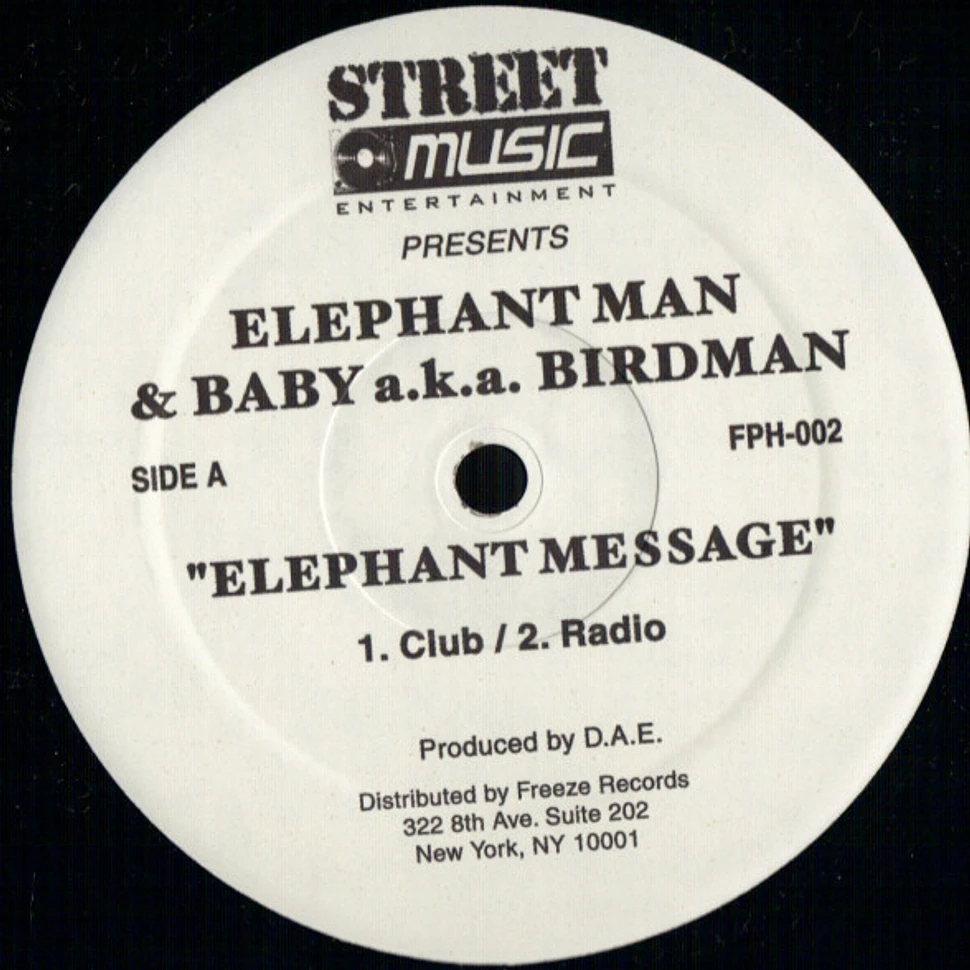 Elephant Man & Baby aka Birdman , Jigsy King / Mega Banton - Elephant ...