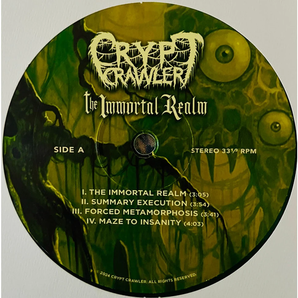 Crypt Crawler - The Immortal Realm - Vinyl LP - 2024 - AU - Original | HHV