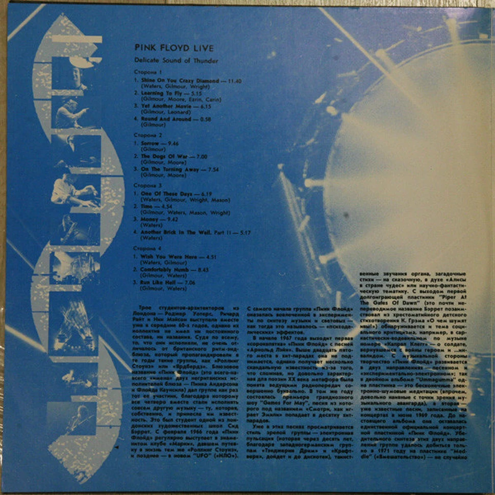 Pink Floyd - Delicate Sound Of Thunder - Vinyl 2LP - 1989 - EU ...