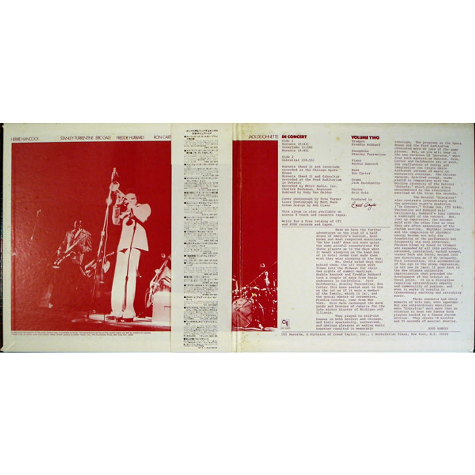 Herbie Hancock / Freddie Hubbard / Stanley Turrentine, Ron Carter, Jack ...