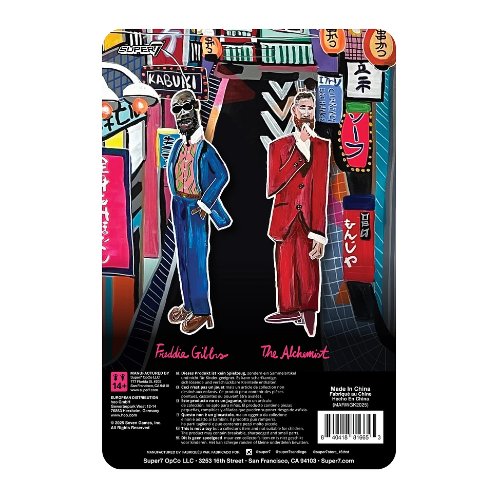 Freddie Gibbs & The Alchemist - Alfredo 2-Pack - ReAction Figures | HHV